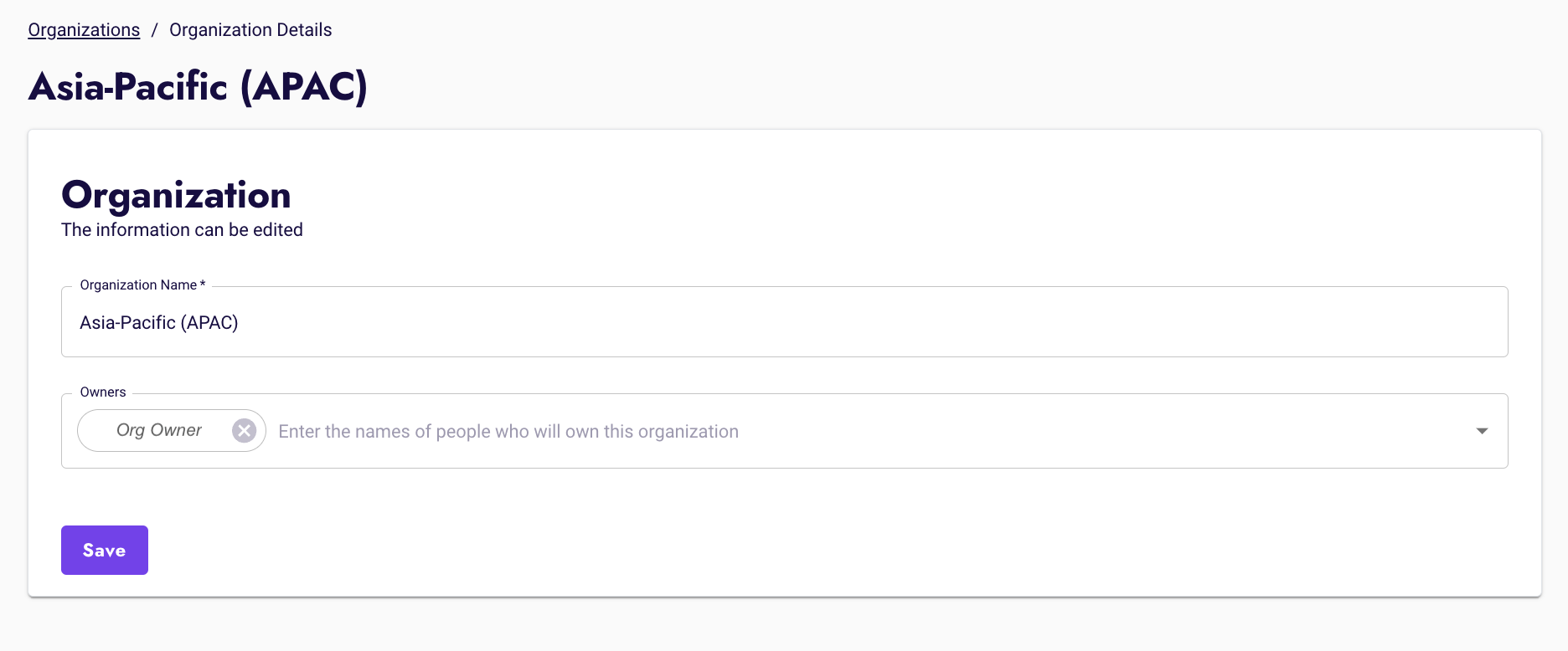 Using Organizations – Osano