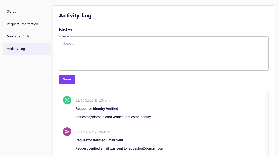 Request Details – Osano