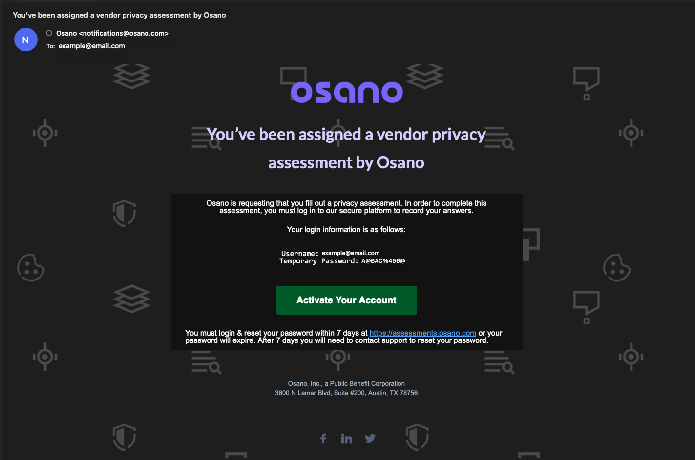 Using Assessments with External Users – Osano