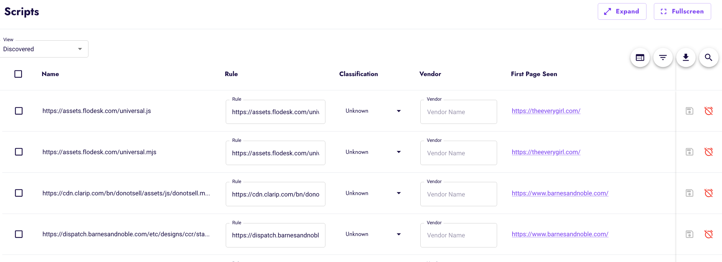 Classification of Scripts and Cookies – Osano