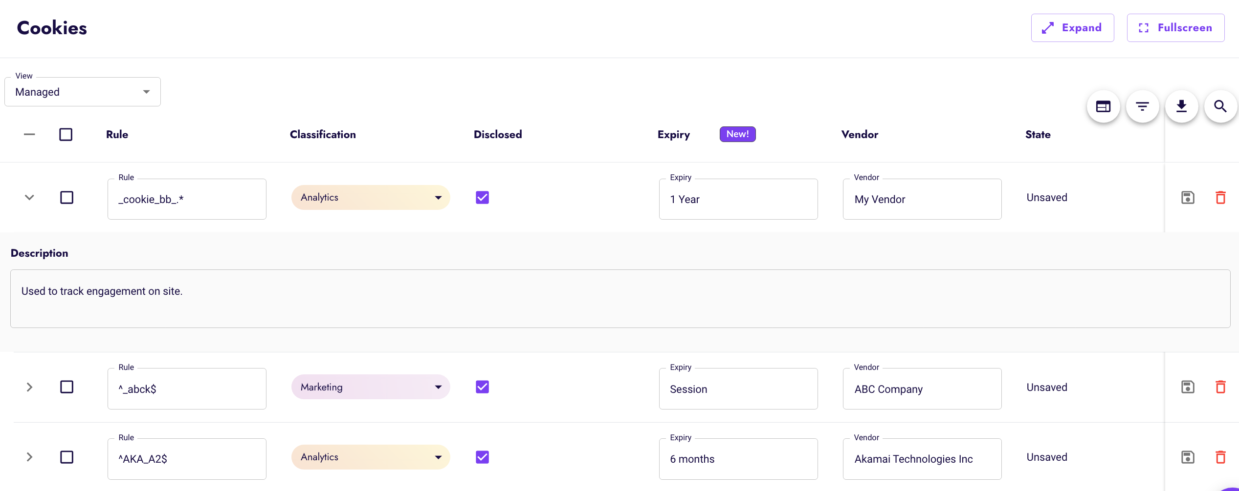Classification of Scripts and Cookies – Osano