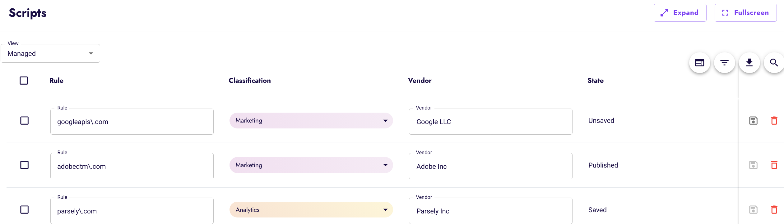 Classification of Scripts and Cookies – Osano